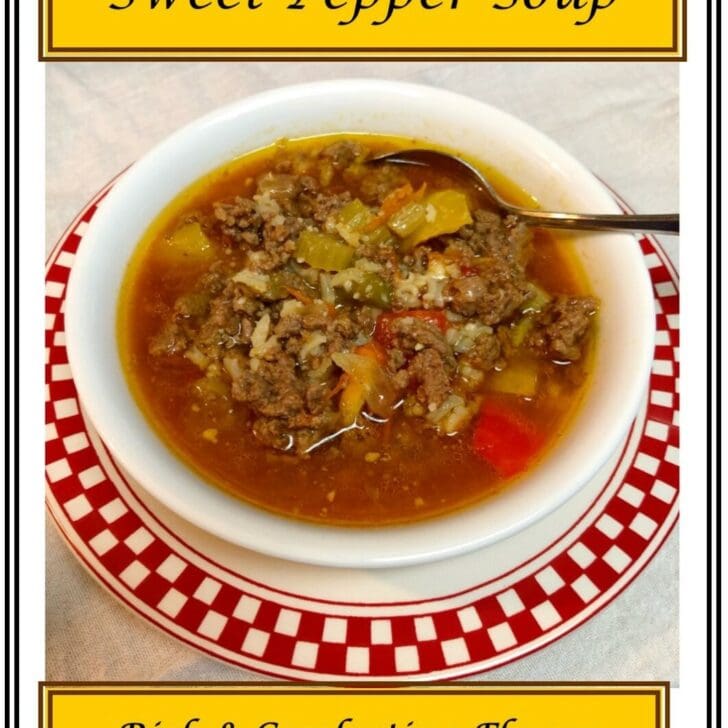 Sweet Pepper Soup - Pattern Princess