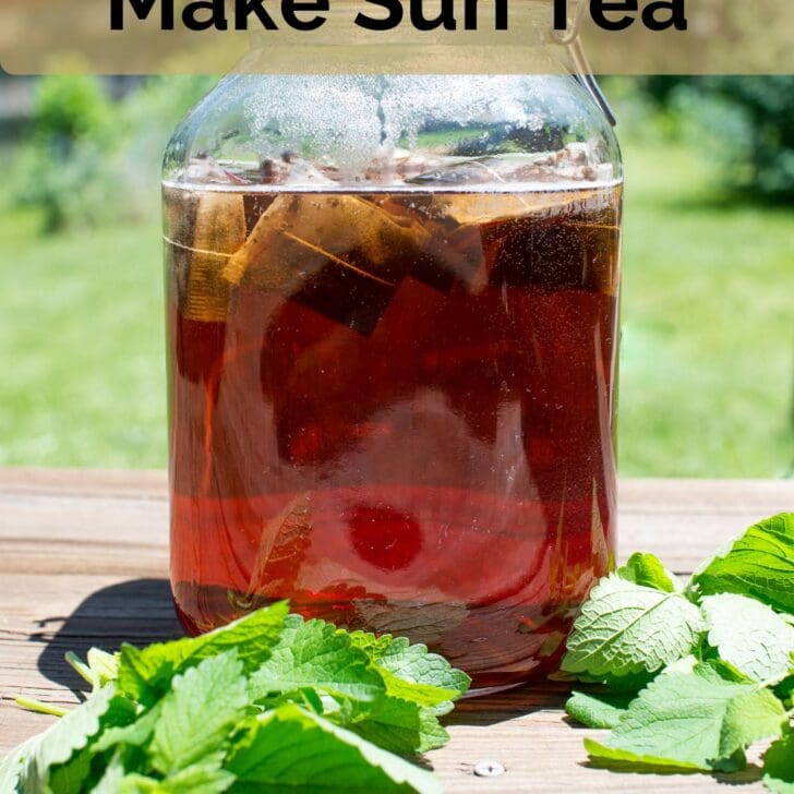 How to Make Easy Iced Sun Tea Recipe - Pattern Princess