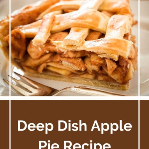 Deep Dish Apple Pie Recipe - Pattern Princess