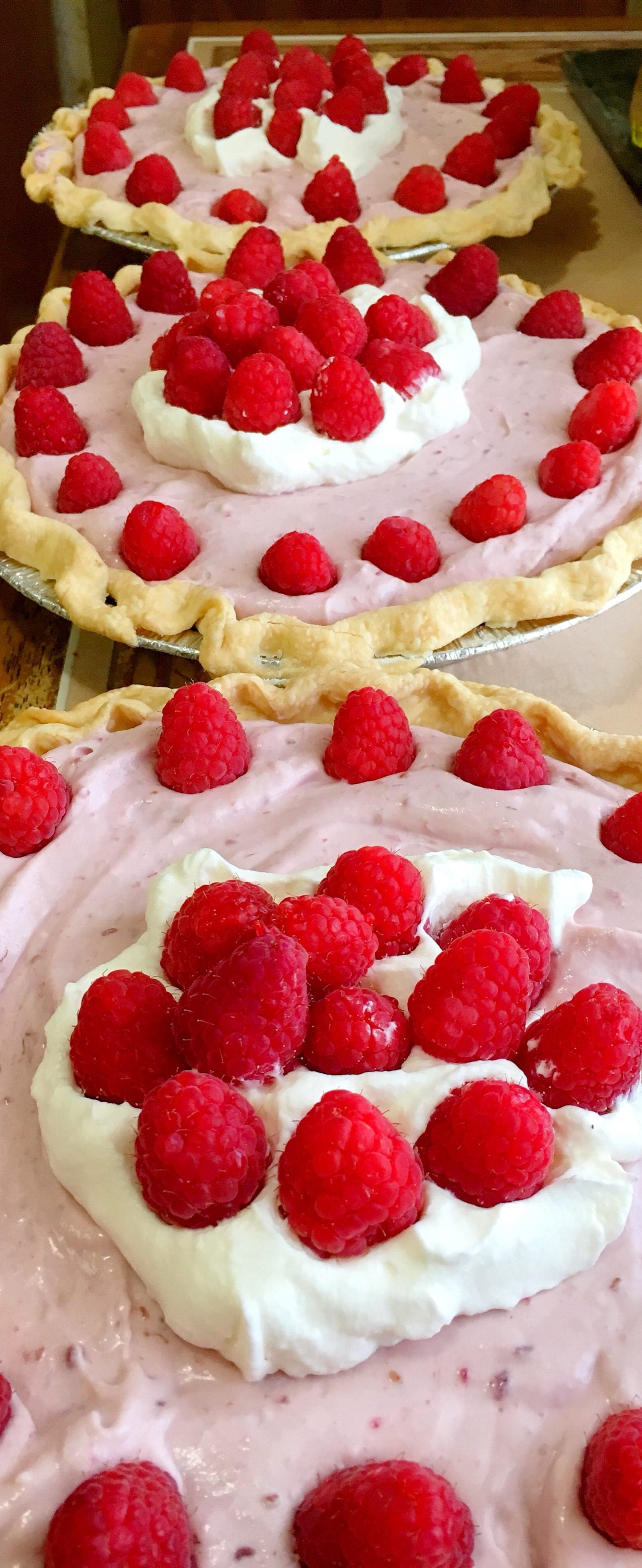 Quick and Easy Raspberry Chiffon Pie - Pattern Princess
