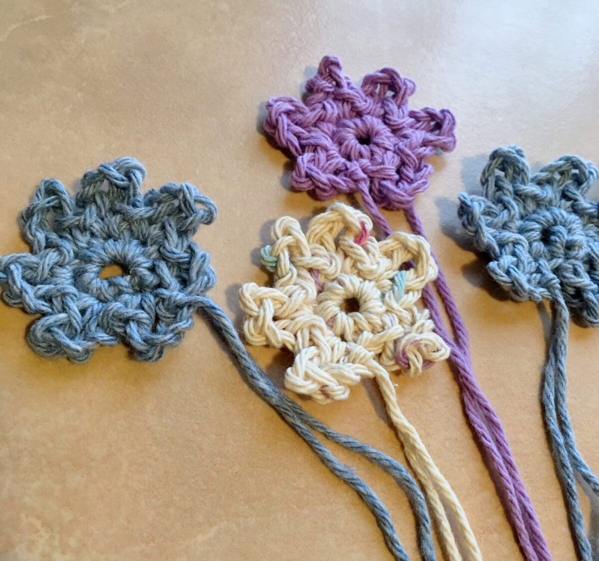 Crochet Cute Little Flower Tutorial - Pattern Princess