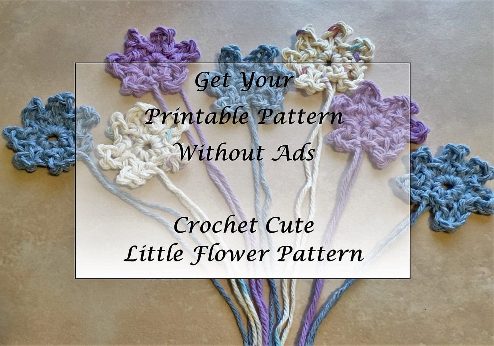 Crochet Cute Little Flower Tutorial - Pattern Princess