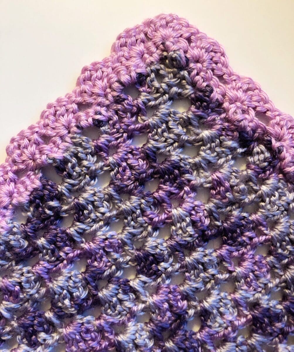 Crochet Modern Baroque Design Throw - Pattern Princess