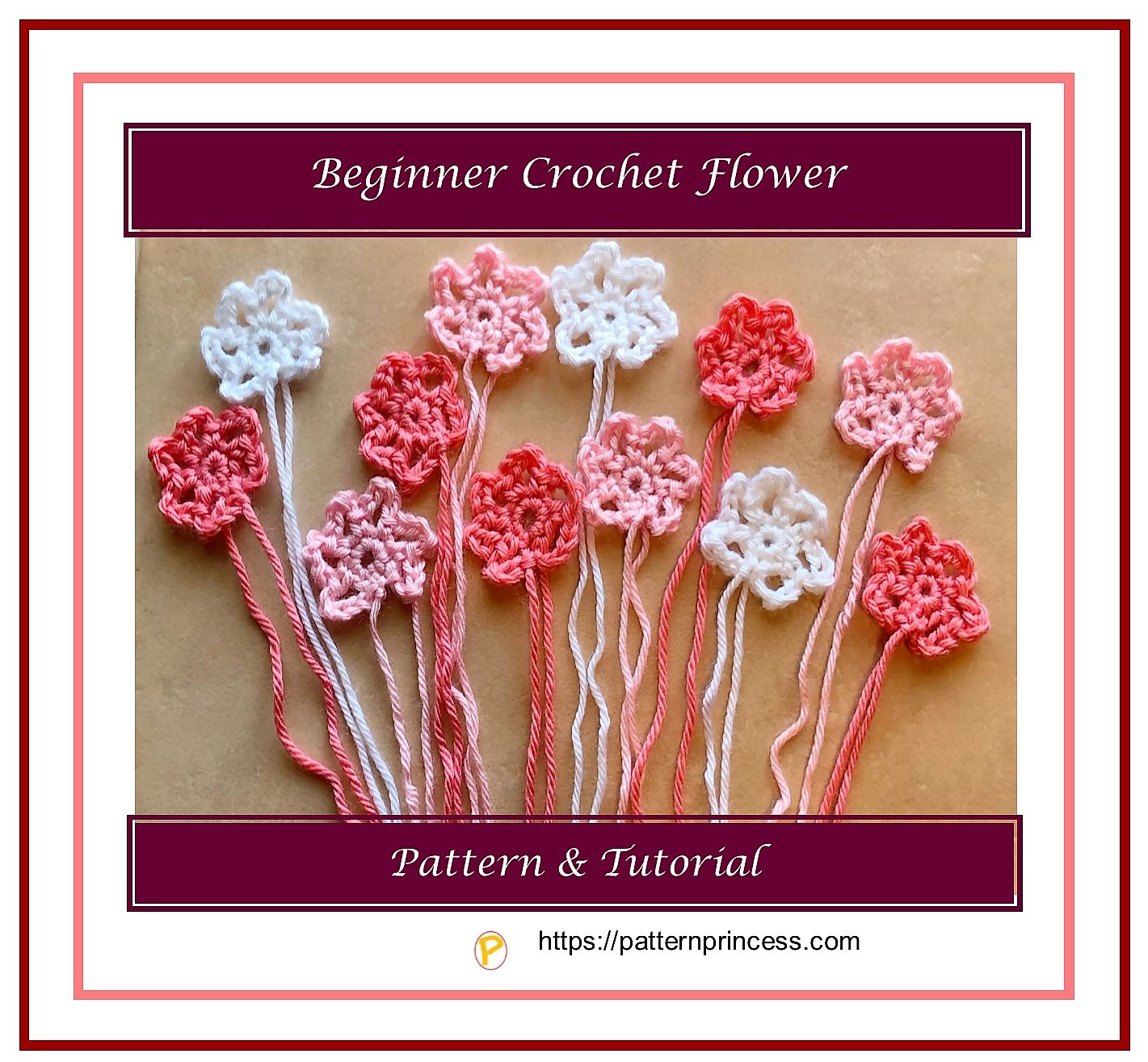 Beginner Crochet Flower Pattern