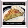 Crustless Rhubarb Custard Pie Easy Recipe - Pattern Princess