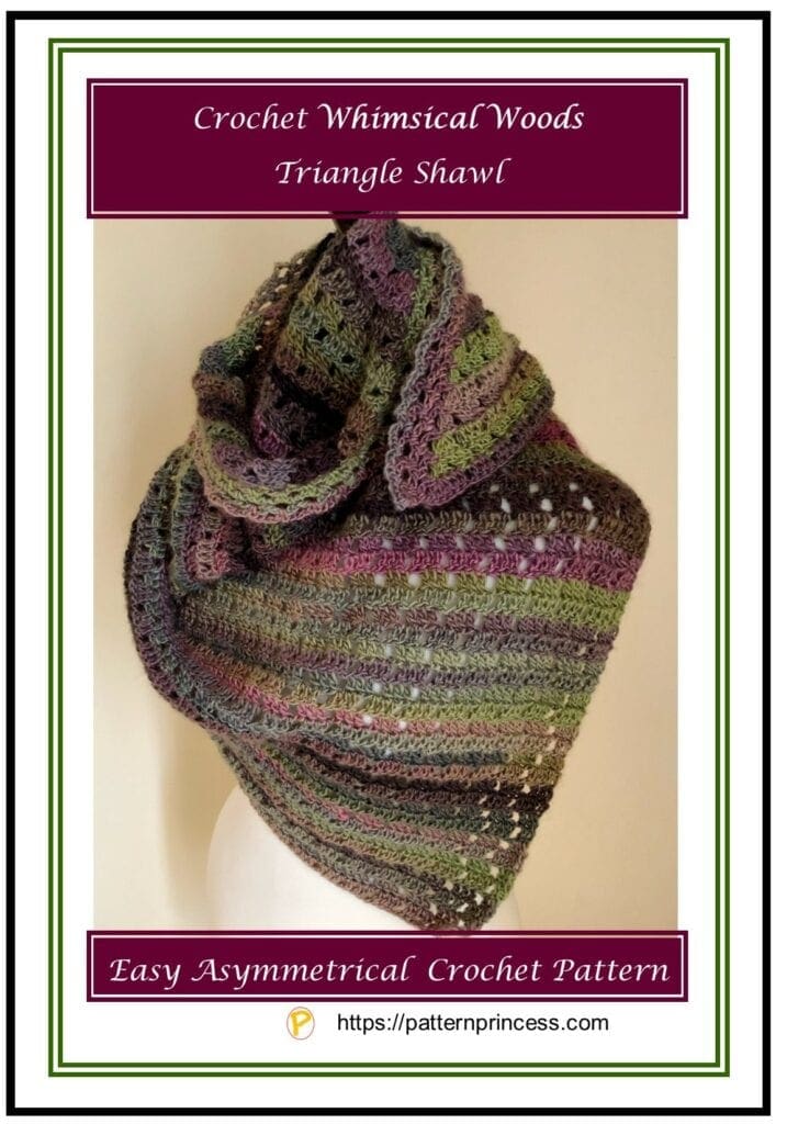 "Beginner" Triangle Shawl - Pattern Princess