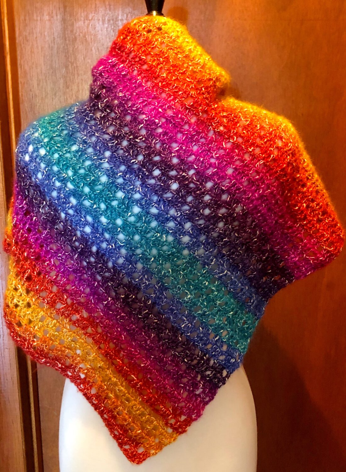 Any Season Shawl: Asymmetrical Triangle Shawl Crochet Pattern - Pattern ...