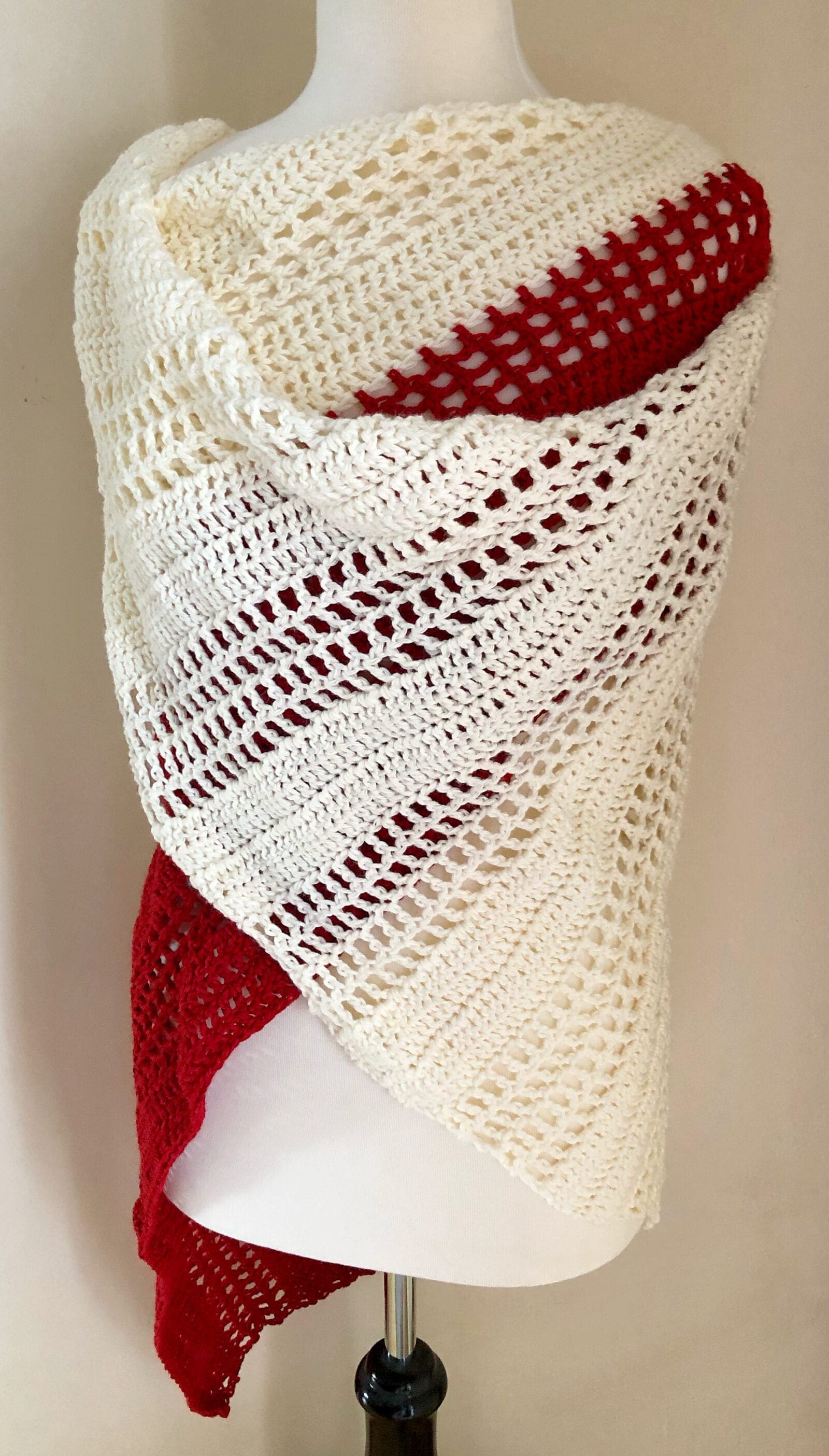 Holiday Celebration Crochet Poncho Wrap - Pattern Princess