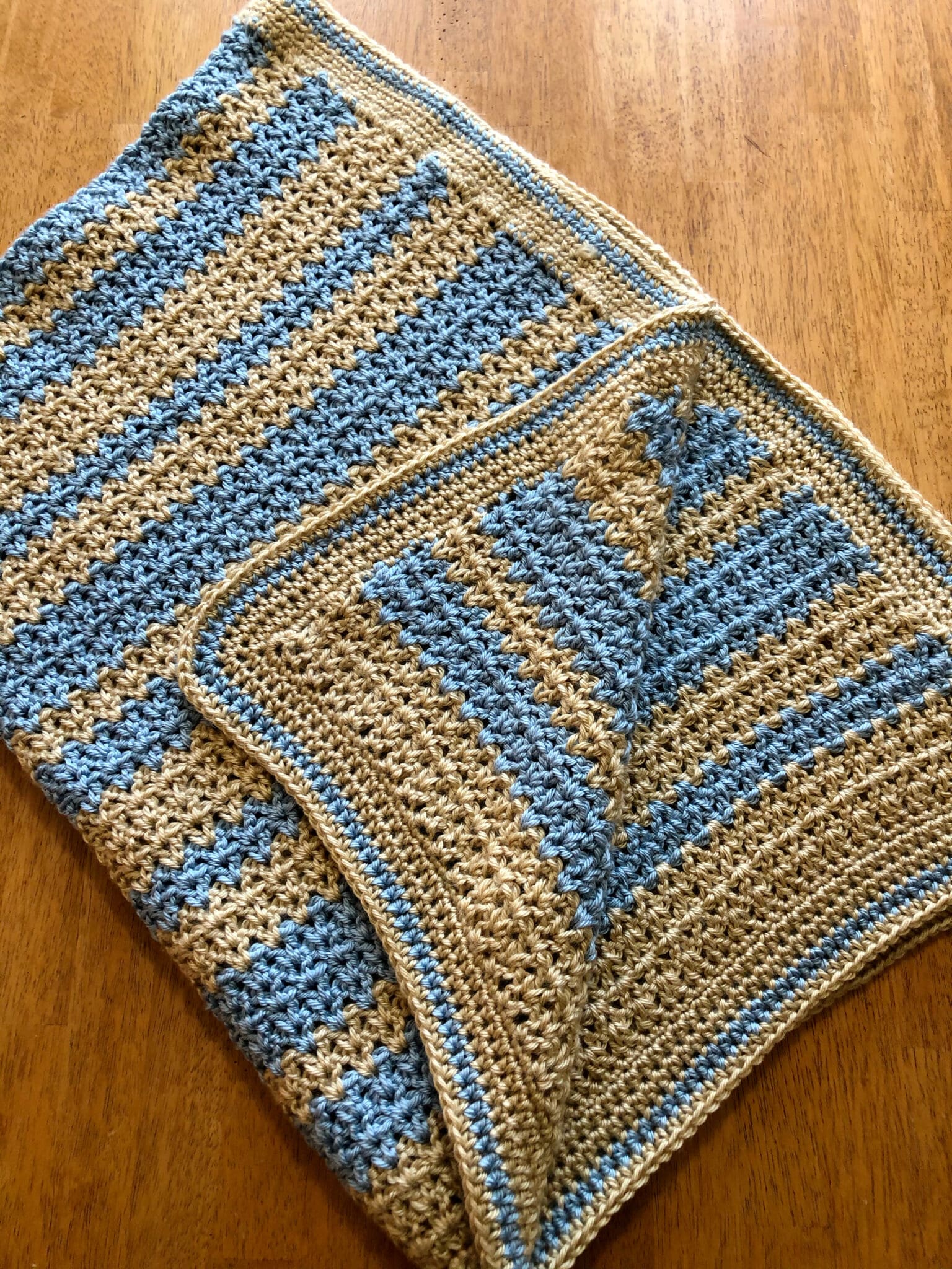 Crochet Rustic Country Farmhouse Blanket Free Pattern - Pattern Princess