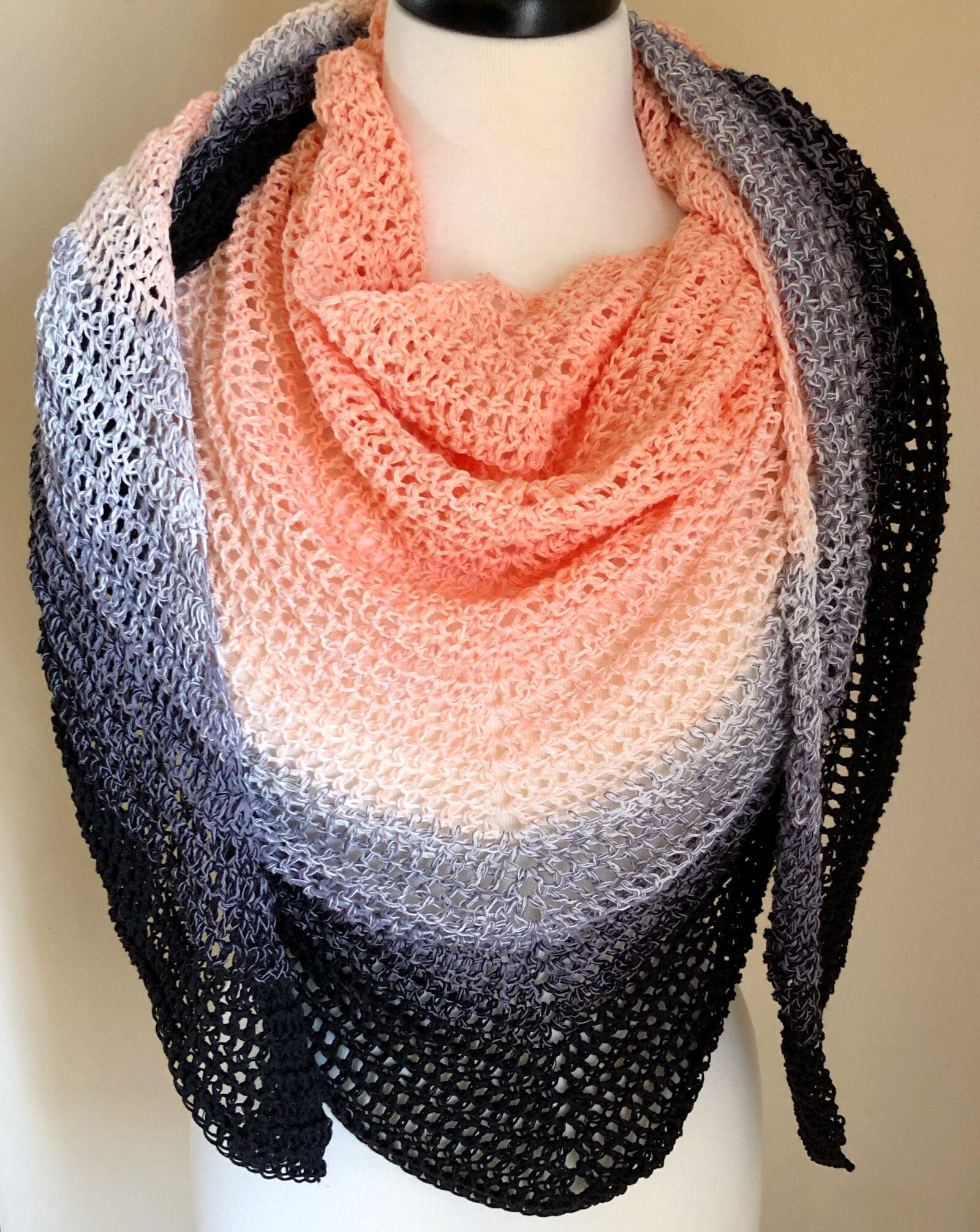 "Beginner" Triangle Shawl - Pattern Princess