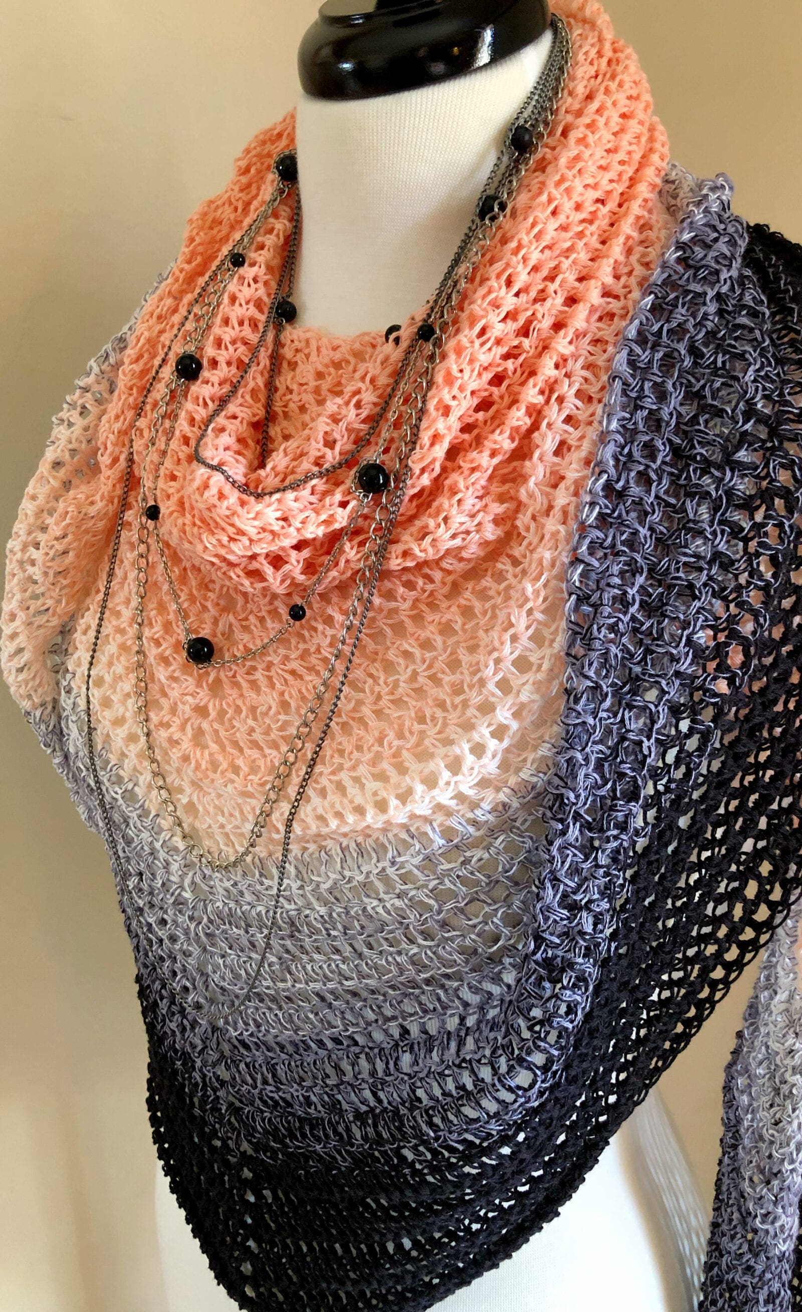 "Beginner" Triangle Shawl - Pattern Princess