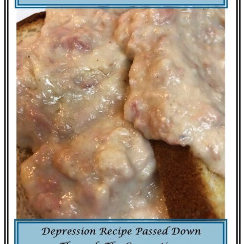 Creamed Tuna on Toast - Pattern Princess
