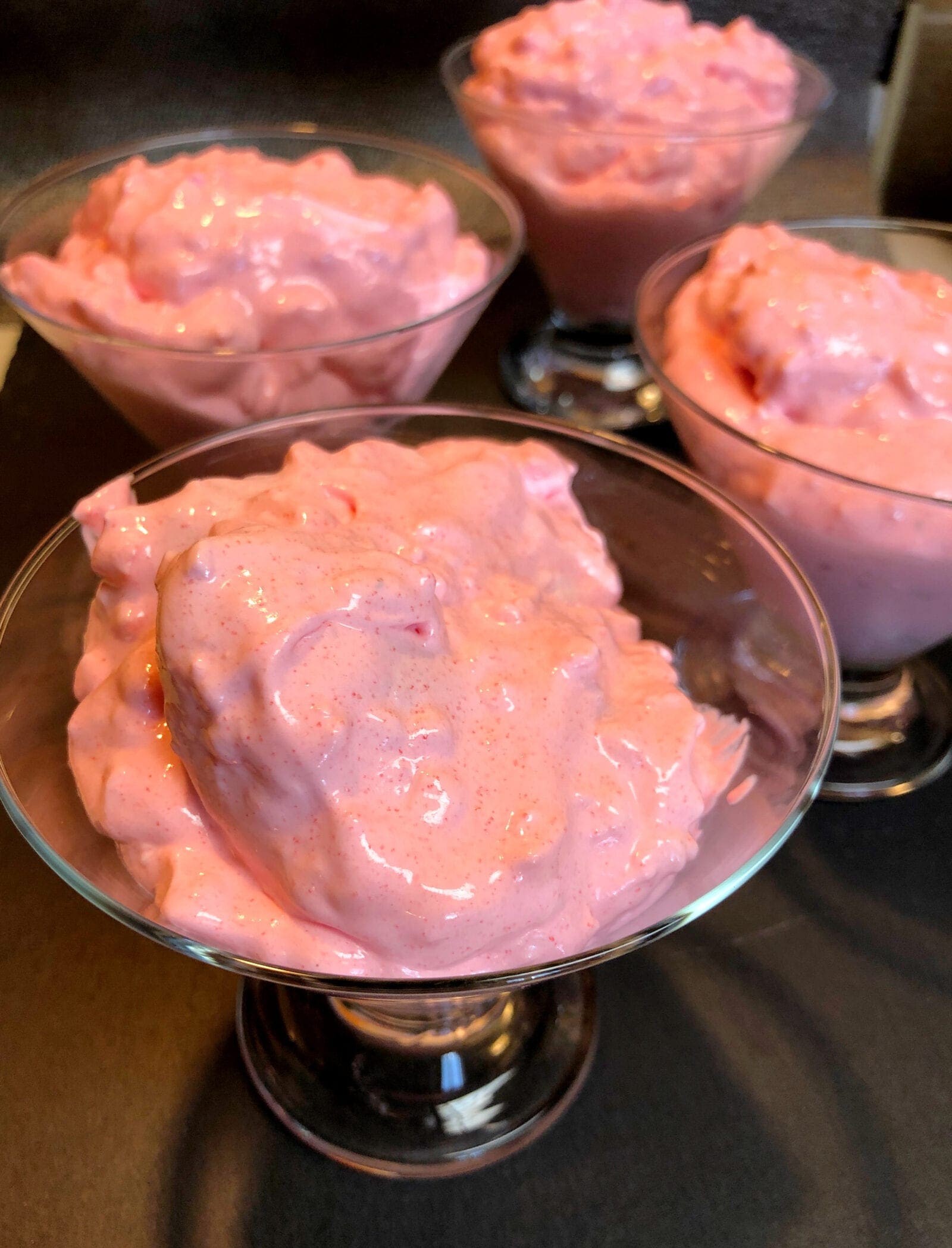5 Minute Strawberry Pink Fluff Salad - Pattern Princess