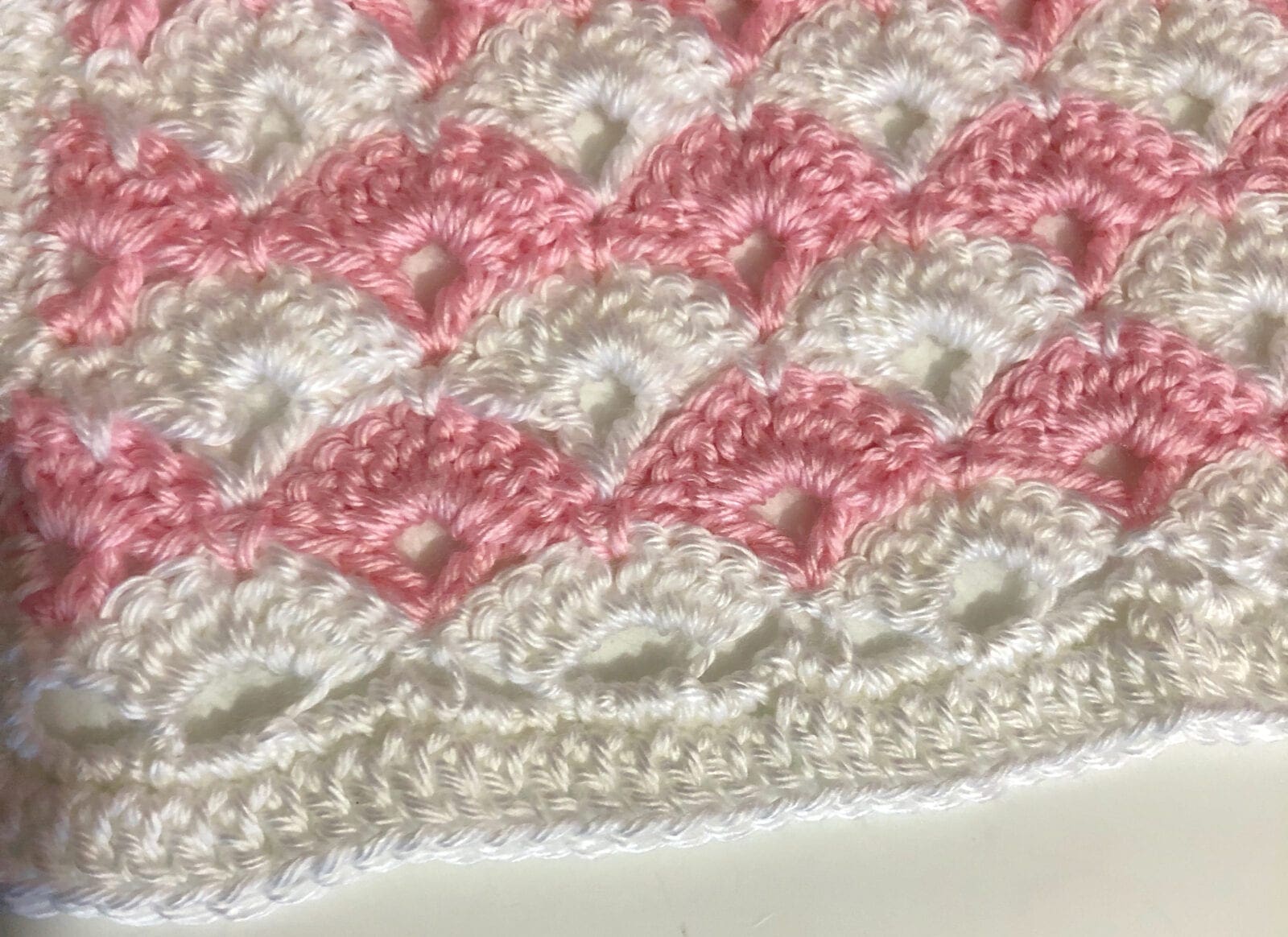 Timeless Lacy Shell Crochet Blanket - Pattern Princess