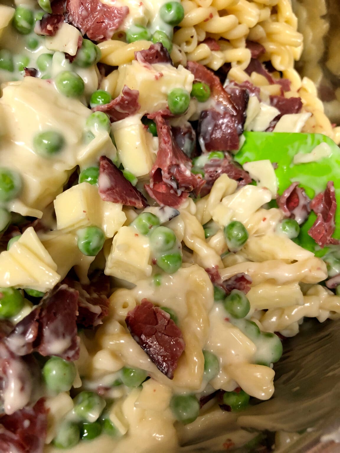 Creamy Smoked Beef Pasta Salad - Pattern Princess