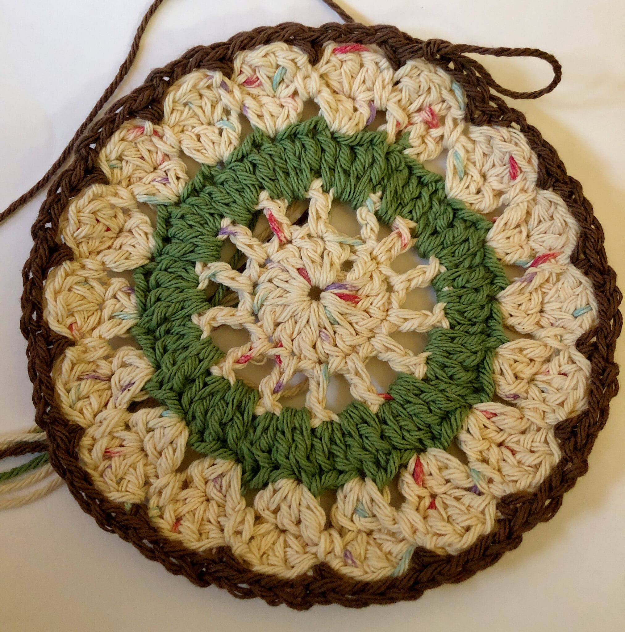 Crochet Shell Stitch Round Doily Free Pattern - Pattern Princess