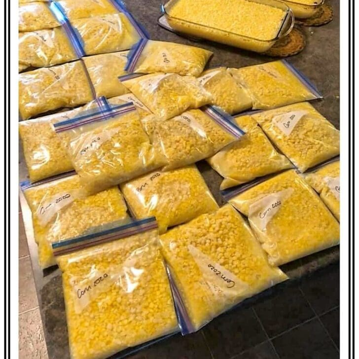 Sweet Freezer Corn Recipe - Pattern Princess