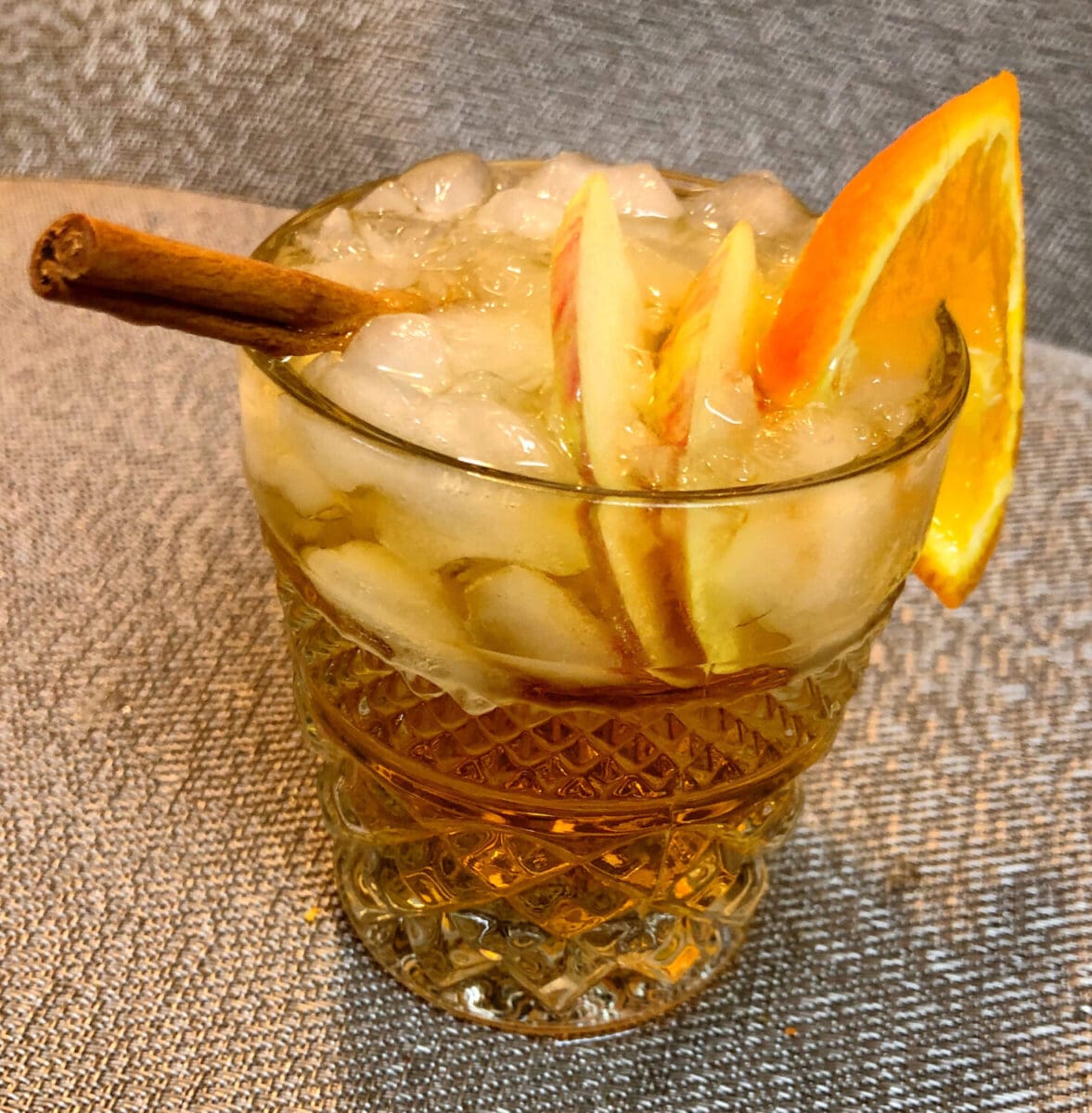 Apple Cider Maple Syrup Old Fashioned Fall Recipe - Pattern Princess