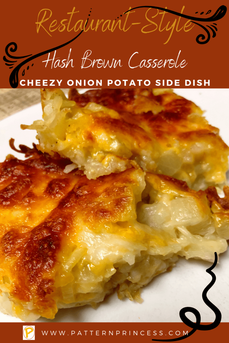 Restaurant-Style Hash Brown Casserole - Pattern Princess