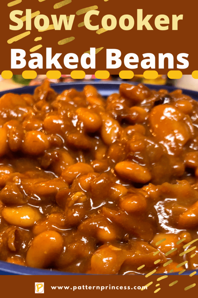 Slow Cooker Baked Beans - Pattern Princess