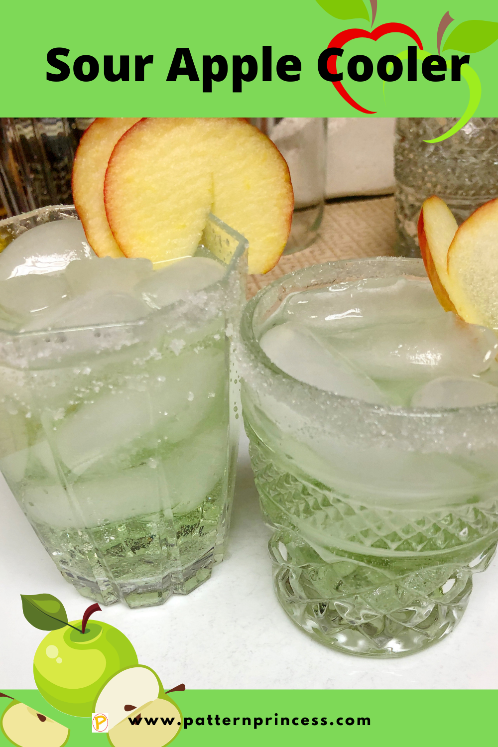 Sour Apple Cooler - Pattern Princess
