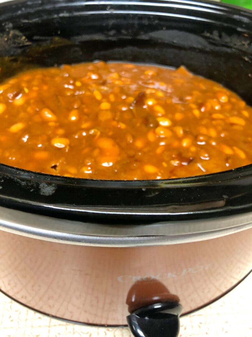 Slow Cooker Baked Beans - Pattern Princess