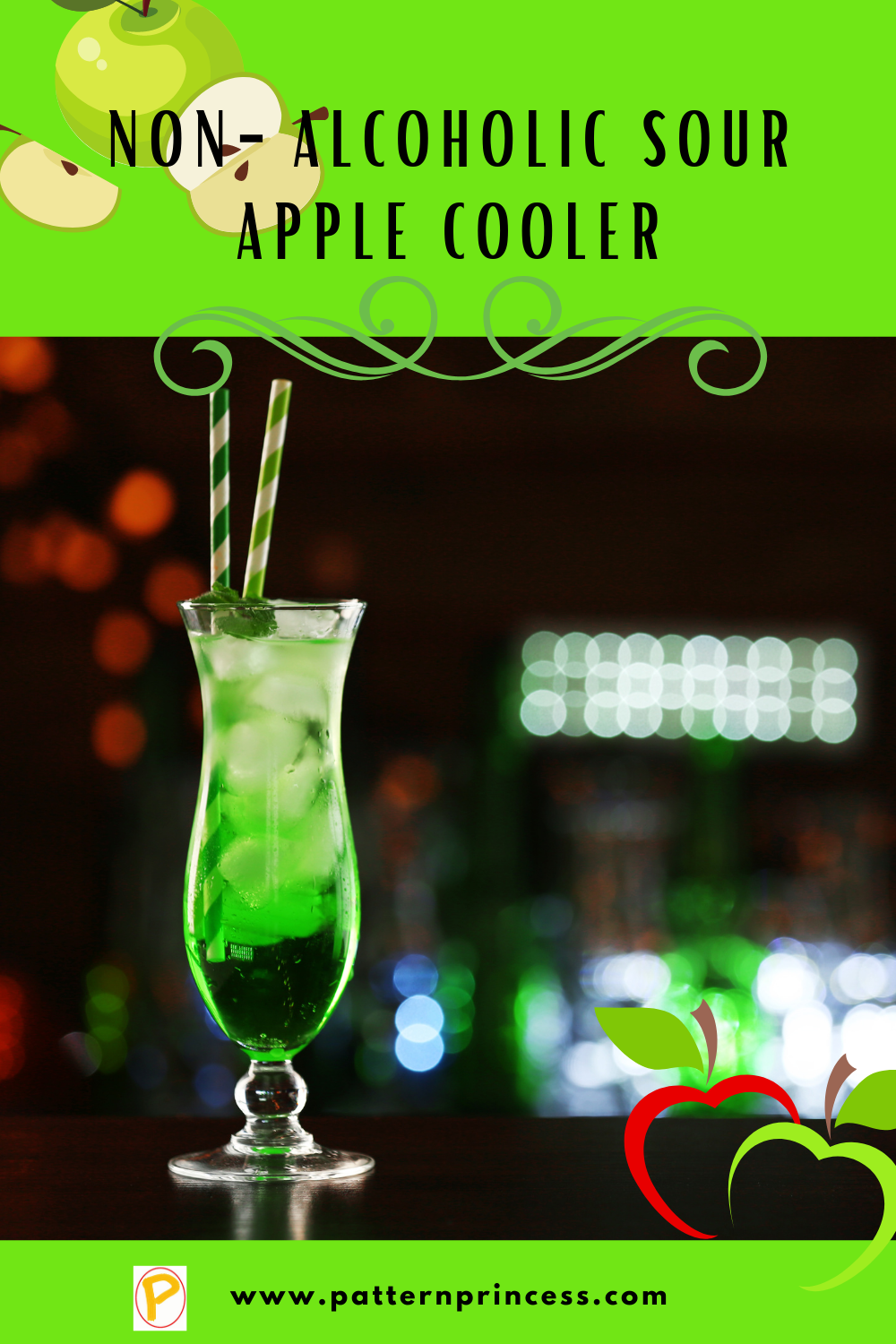 Sour Apple Cooler - Pattern Princess