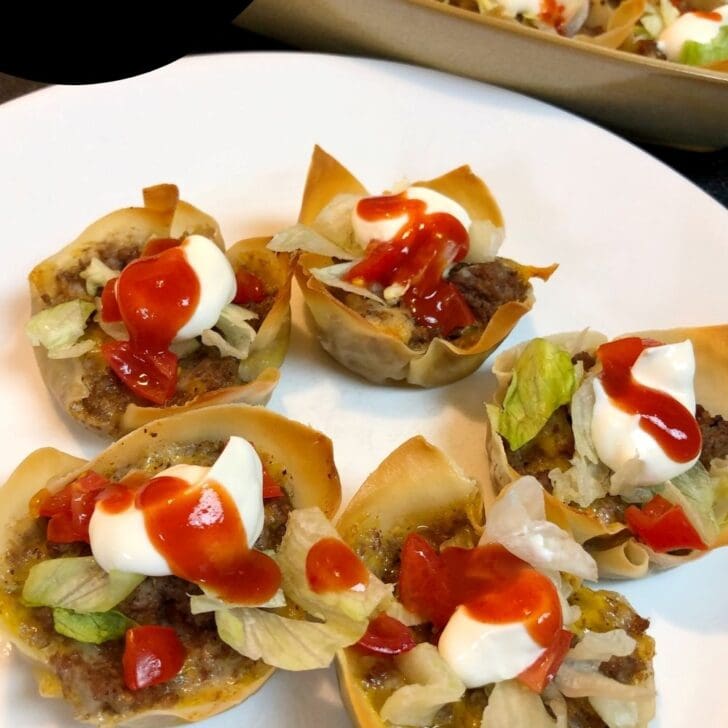 Taco Cup Appetizer: Crunchy Mini Tacos Recipe - Pattern Princess