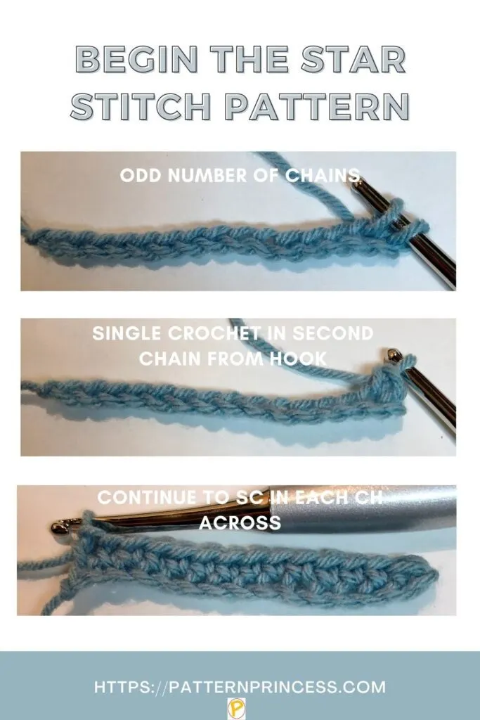 Crochet Star Stitch Tutorial - Pattern Princess