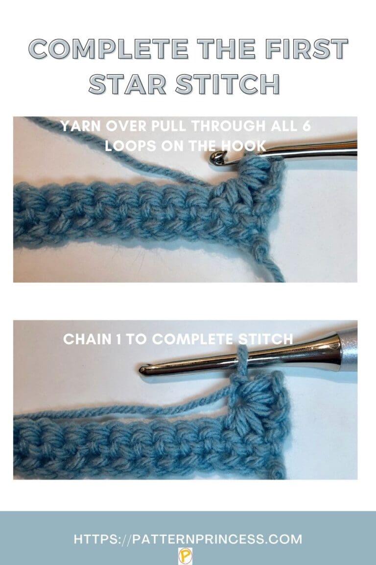 Crochet Star Stitch Tutorial - Pattern Princess