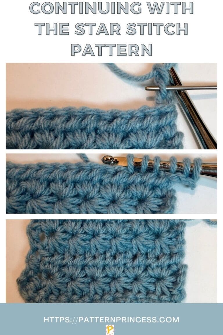 Crochet Star Stitch Tutorial - Pattern Princess