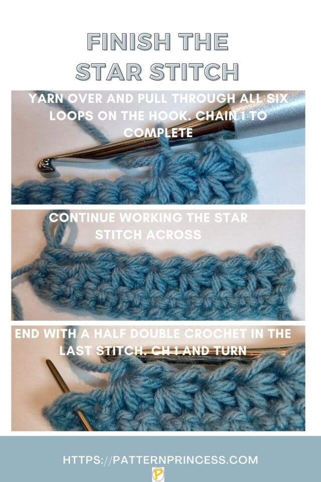 Crochet Star Stitch Tutorial - Pattern Princess
