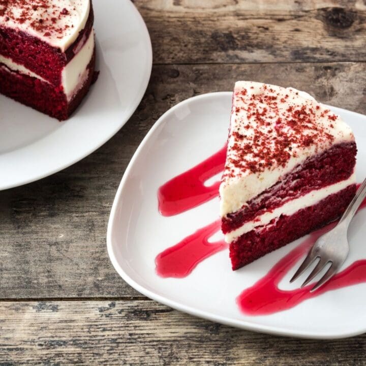 The Best Red Velvet Cake Recipe and Cream Cheese Frosting - Pattern ...