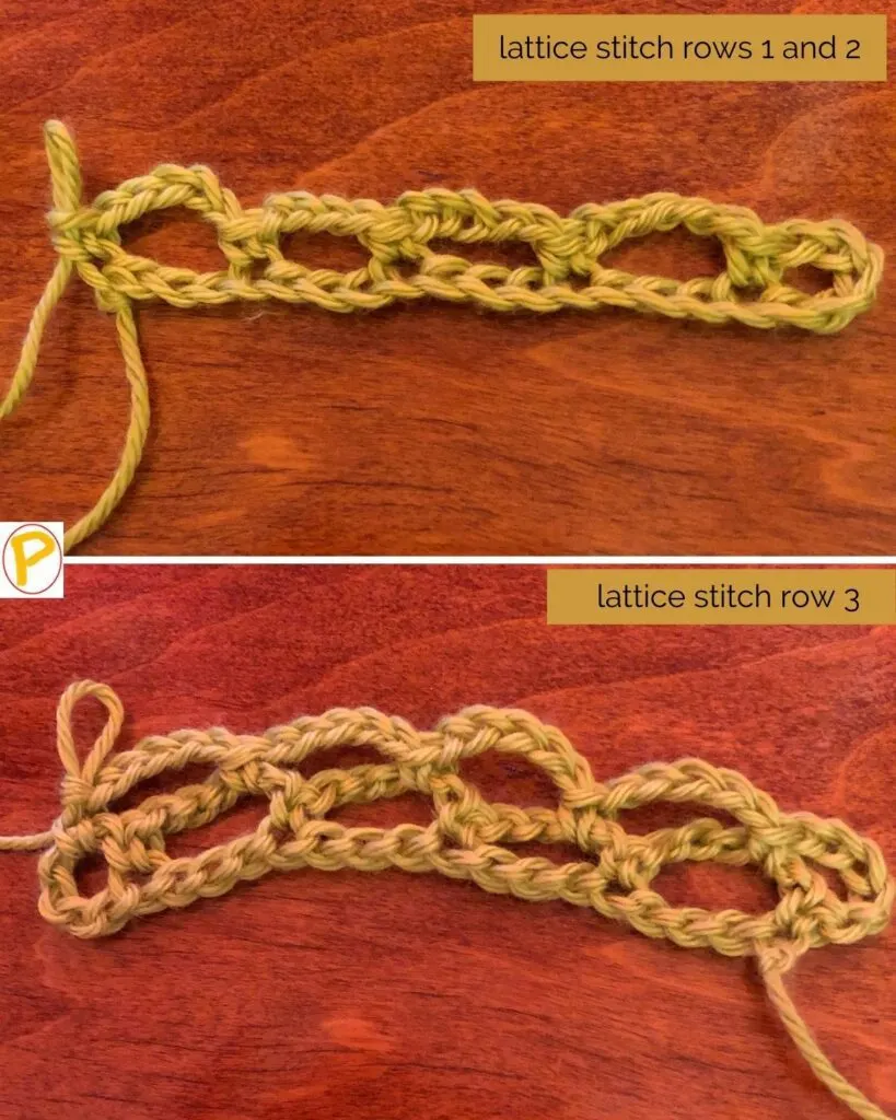 How to Crochet the Lattice Stitch Tutorial - Pattern Princess