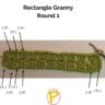 How to Crochet a Rectangle Granny Free Pattern - Pattern Princess