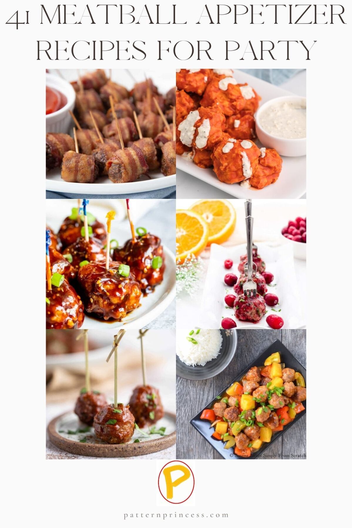 41 Meatball Appetizer Recipes for Party - Pattern Princess