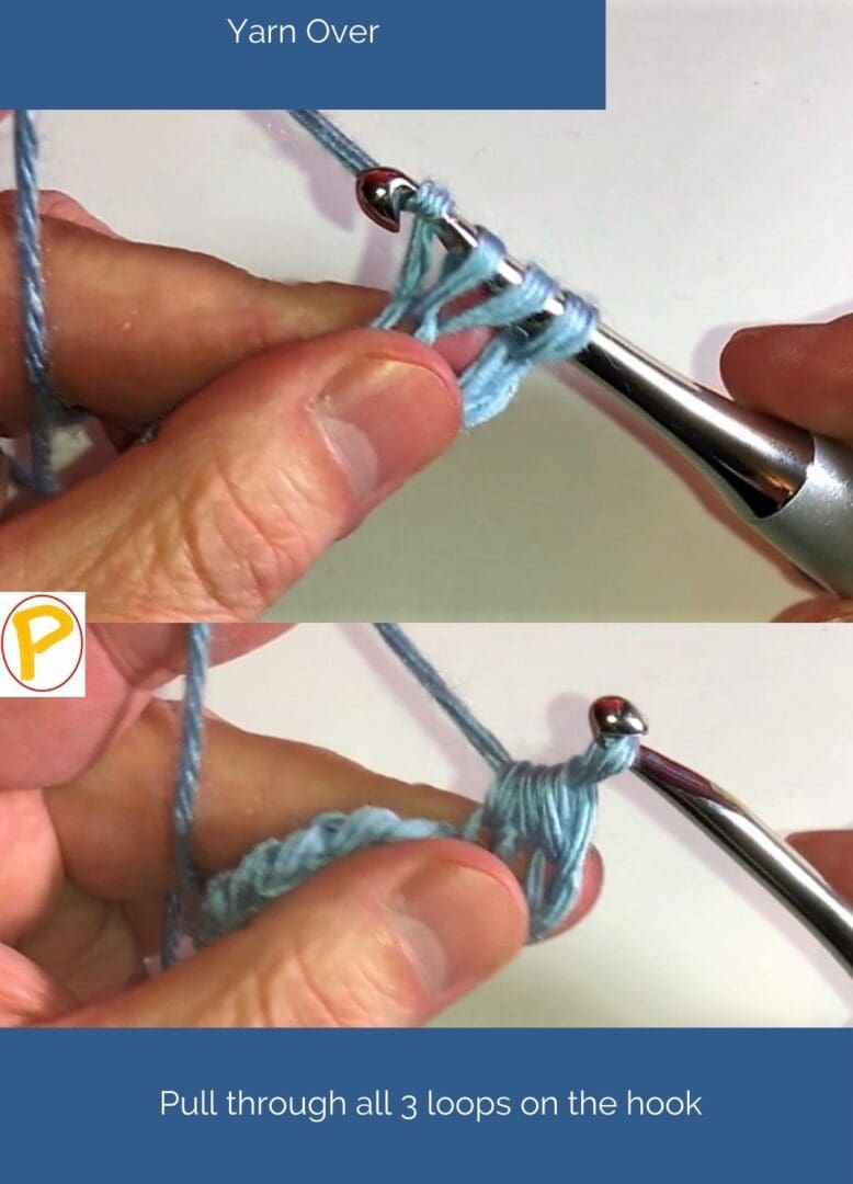 How to Work Half Double Crochet Stitch (HDC) Tutorial - Pattern Princess