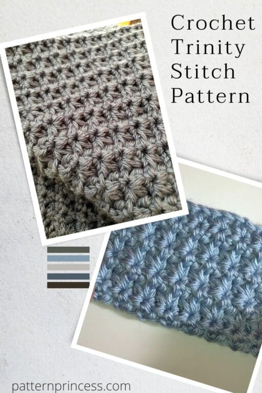 Trinity Stitch Crochet Tutorial - Pattern Princess