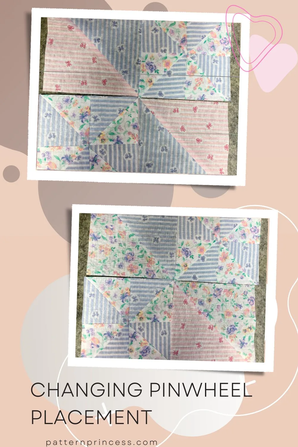 Charming Scrappy Pinwheel Pattern - Pattern Princess