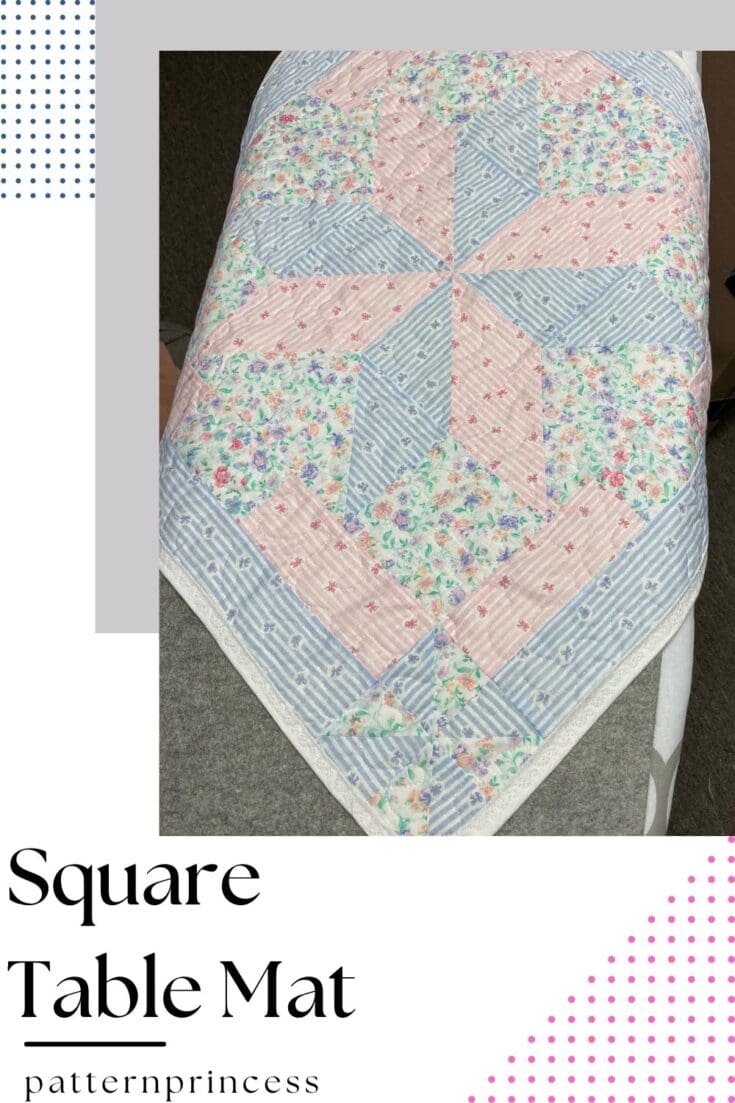 Charming Quilted Square Tablecloth Pattern - Pattern Princess