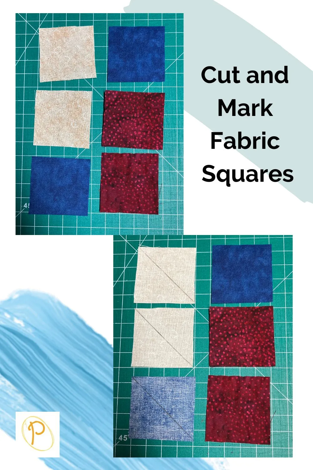 How to Make Half Square Triangles - Pattern Princess