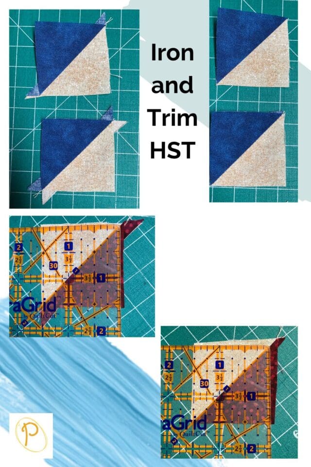How to Make Half Square Triangles - Pattern Princess