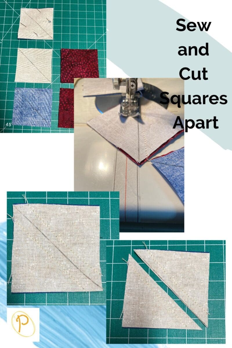 How to Make Half Square Triangles - Pattern Princess