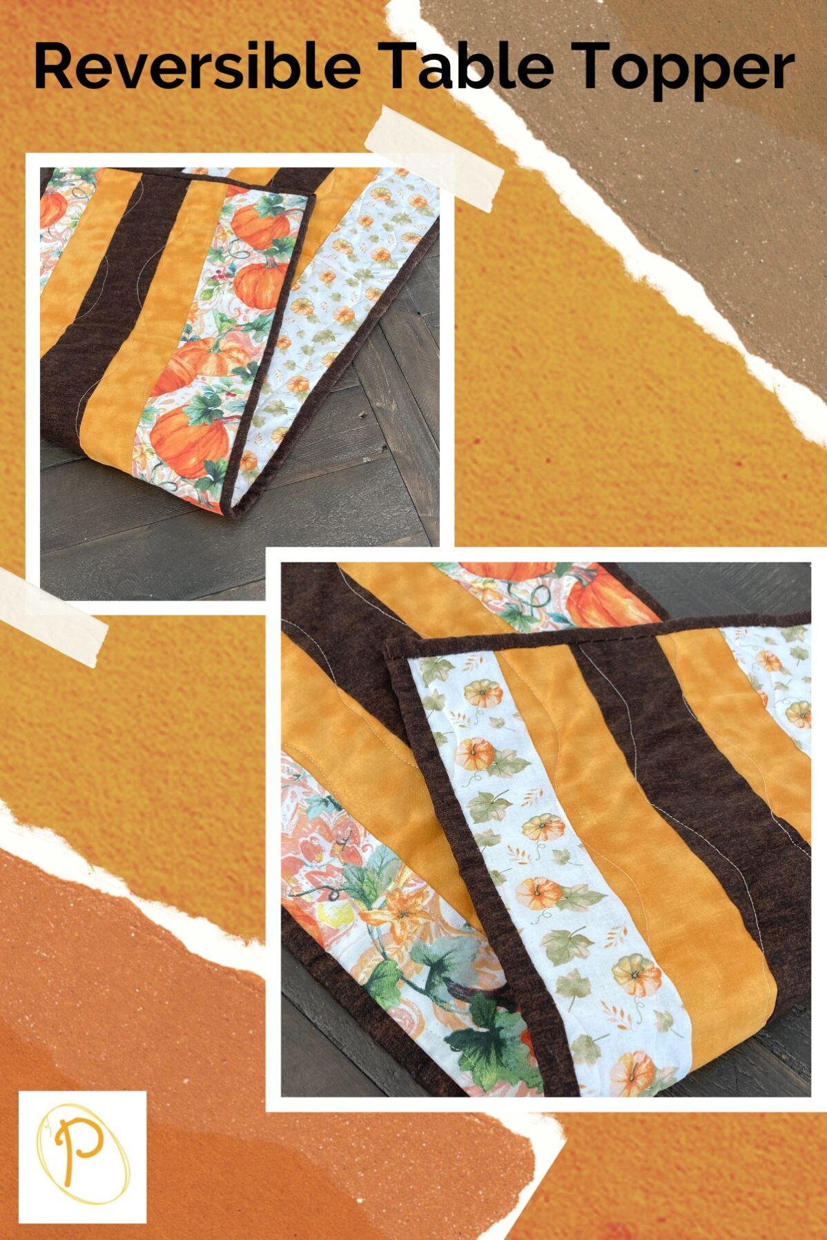 Sew Fast Autumn Table Runner Pattern - Pattern Princess