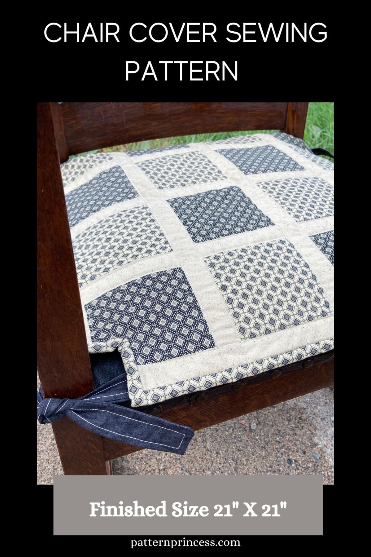 Chair Cover Sewing Pattern - Pattern Princess