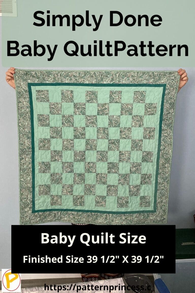 Elaine Simply Done Quilt Pattern - Pattern Princess