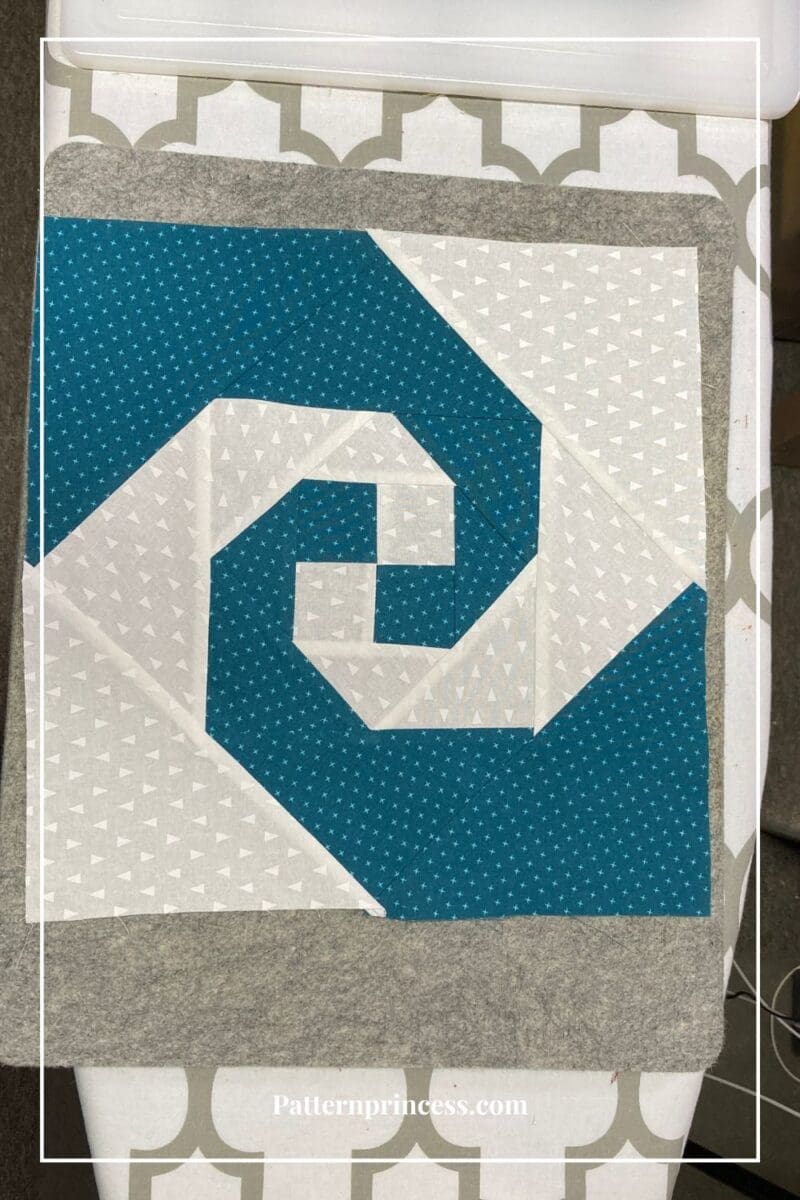 Snail Trail Quilt Block Pattern Tutorial - Pattern Princess