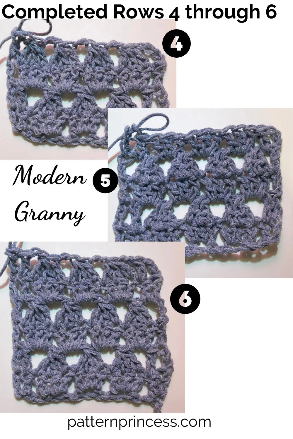 How to Crochet the Modern Granny Stitch - Pattern Princess