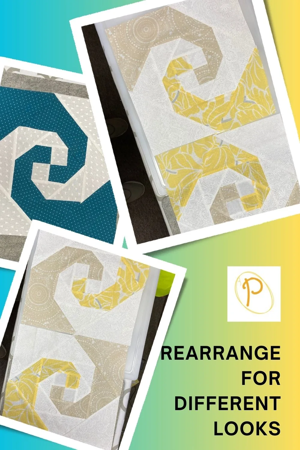 Snail Trail Quilt Block Pattern Tutorial - Pattern Princess