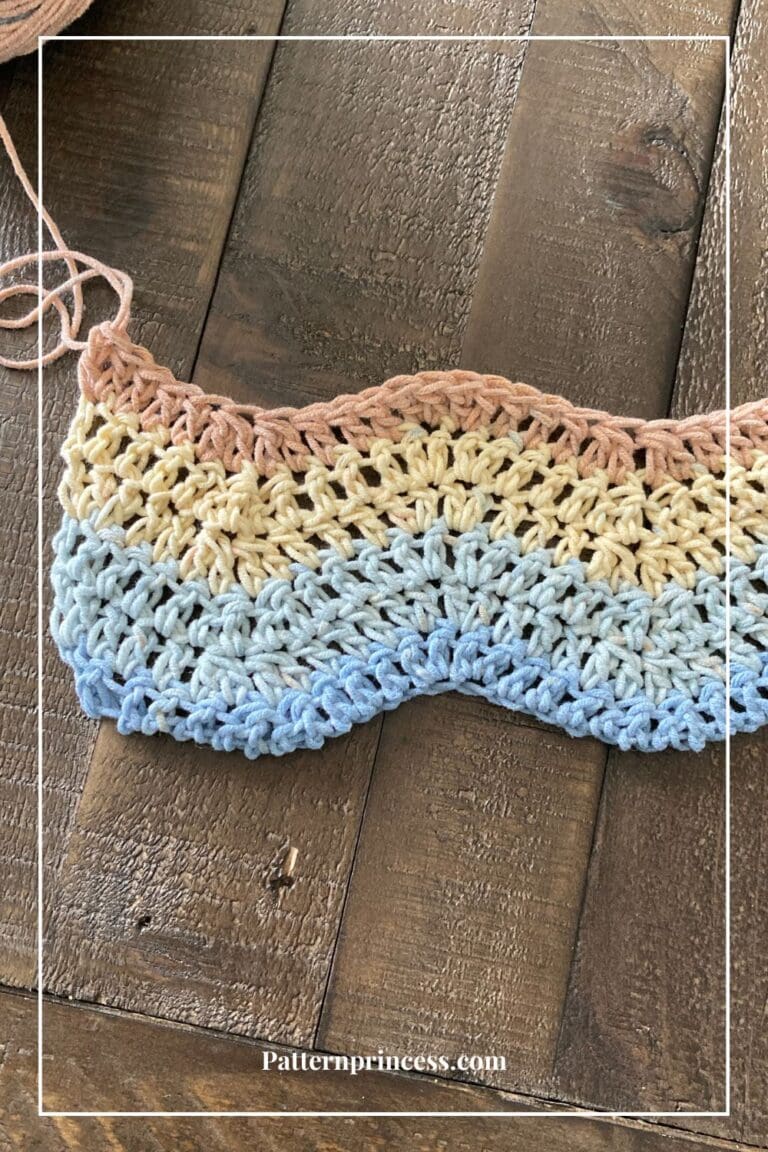 How to Crochet a Double Crochet Ripple Stitch - Pattern Princess
